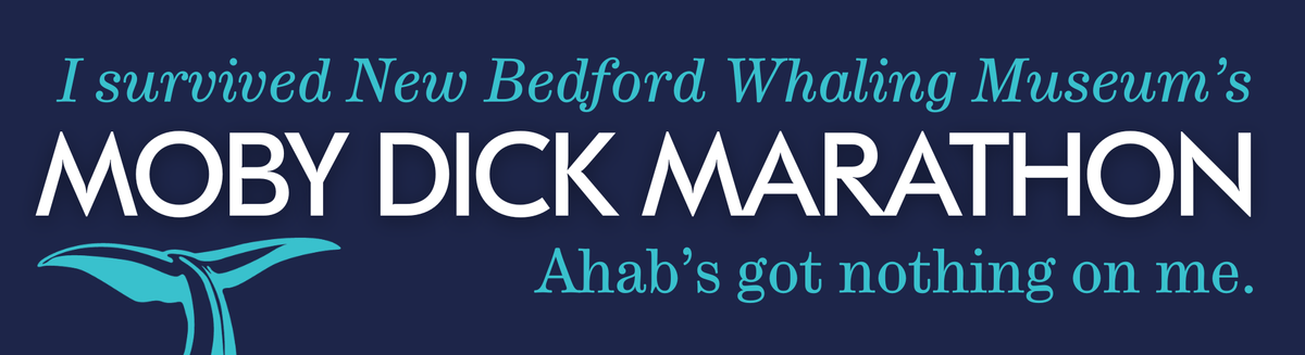 Moby-Dick Marathon 2026 Bumper Sticker – The New Bedford Whaling Museum