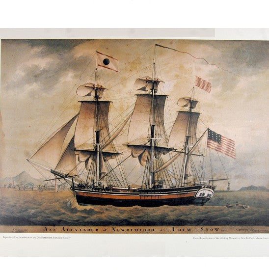 Ann Alexander Coming into Leghorn in 1807 Print – The New Bedford ...